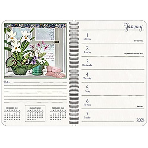 LANG Garden Botanicals 2024 Spiral Engagement Planner (24991011098)