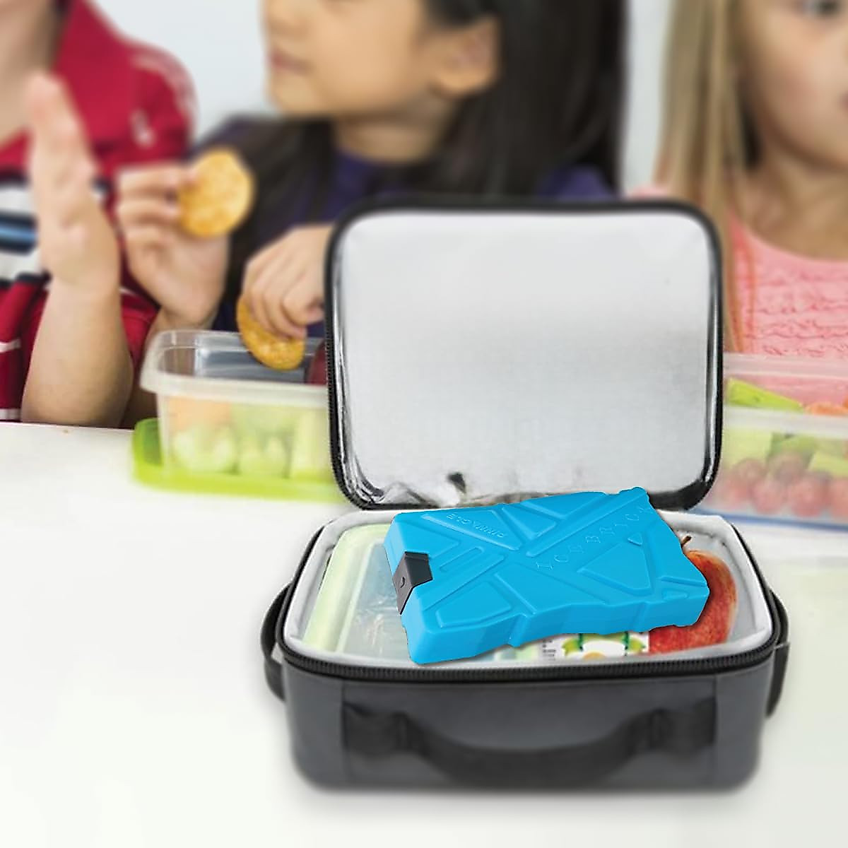 Pinnacle Ice Blocks for Cooler Set of 2, 20oz, Blue, Reusable, Leak-Free, Long Lasting, Non-BPA, Food Safe