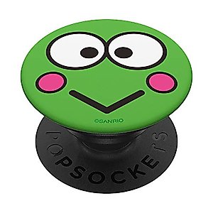 Keroppi Open Face PopSockets Stand for Smartphones and Tablets PopSockets PopGrip: Swappable Grip for Phones & Tablets