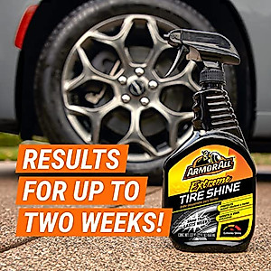 Armor All Car Tire Shine, One-Step Tire Shine Spray for Precise, Even Shine and Minimal Overspray - 2 Count