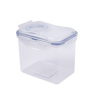 Lock&Lock 33.8-Fluid Ounce Rectangular Food Container with Flip Lid, Tall, 4.1-Cup