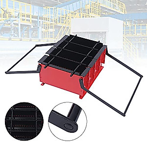 Newspaper Clumping Press, Brick Briquette Machine Paper Log Fire Free Eco Recycle Newspaper Fuel Block for Heating Fire Stove Home Tool for Indoor Outdoor Home Garden Newspaper (Red)