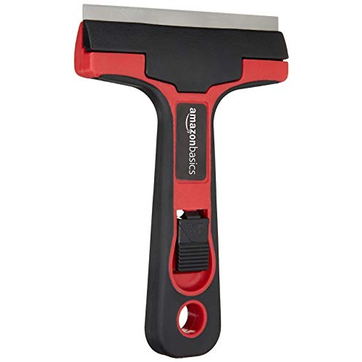 Amazon Basics 4" Glass and Tile Scraper with Soft Grip