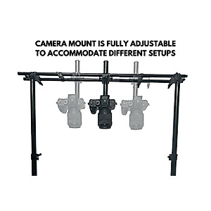 Glide Gear OH 200 Modular/Adjustable Video Camera Smartphone Overhead All Metal Flat Lay Rig Mount