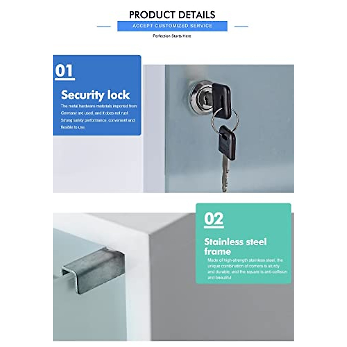 Wincere 4 Tier Moisture Resistance Steel Wall Mount Medicine Cabinet First Aid Storage Emergency Organizer