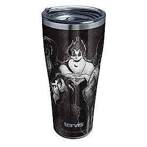 Tervis Triple Walled Disney Villains Insulated Tumbler Cup Keeps Drinks Cold & Hot, 30oz, Group