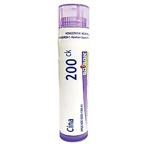 Boiron Cina 200ck, 80 pellets, homeopathic Medicine for Nervousness, sleeplessness in Children, 1 Count