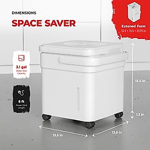 Pohl+Schmitt 2000 Sq Ft Cube Dehumidifier - 20 Pint Energy Star Portable Dehumidifier — Low Noise, Smart Humidity Control, and LED Control Panel with Lift and Twist Design