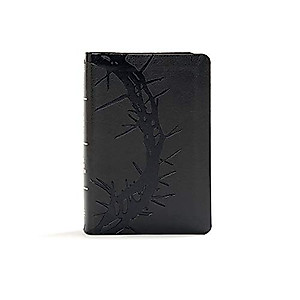 KJV Compact Reference Bible, Charcoal LeatherTouch, Red Letter, Pure Cambridge Text, Presentation Page, Cross-References, Full-Color Maps, Easy-to-Read Bible MCM Type