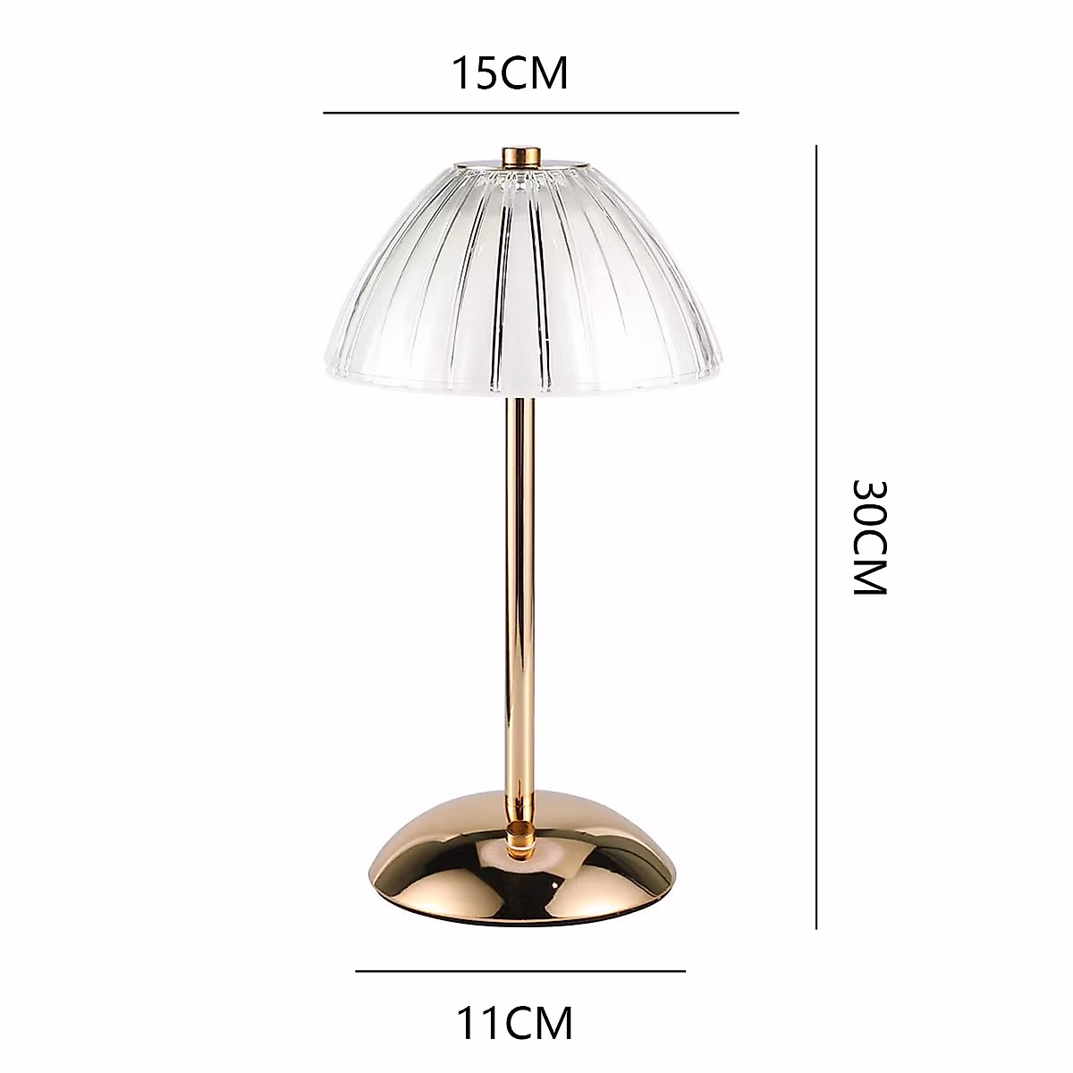 Creative Retro led bar Table lamp, Mushroom lamp, Crystal Bedside lamp, Rechargeable Desktop Night Light, Girls Wedding Decoration