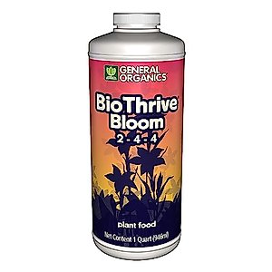 General Hydroponics General Organics BioThrive Bloom, Quart