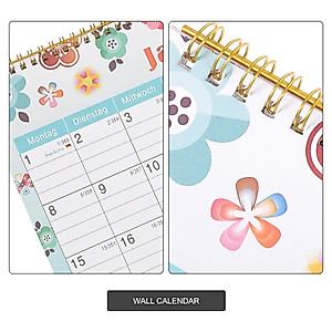 BESTOYARD 2025 Countdown Calendar Home Hanging Calendar Household Daily Use Calendar Sturdy Calendar Family Wall Calendar Wall Calendar Art Paper Dating Original Design Small Wall Calendar