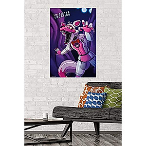 Trends International Five Nights at Freddy's: Sister Location - Funtime Foxy Wall Poster, 22.375" x 34", Unframed Version