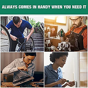 ENGiNDOT Magnetic Screwdriver Set with Storage Case and Magnetizer, 27 piece Bi-material Screwdriver, Including Slotted/Phillips/Torx/Precision Screwdriver for Household Repairs, Home Improvement