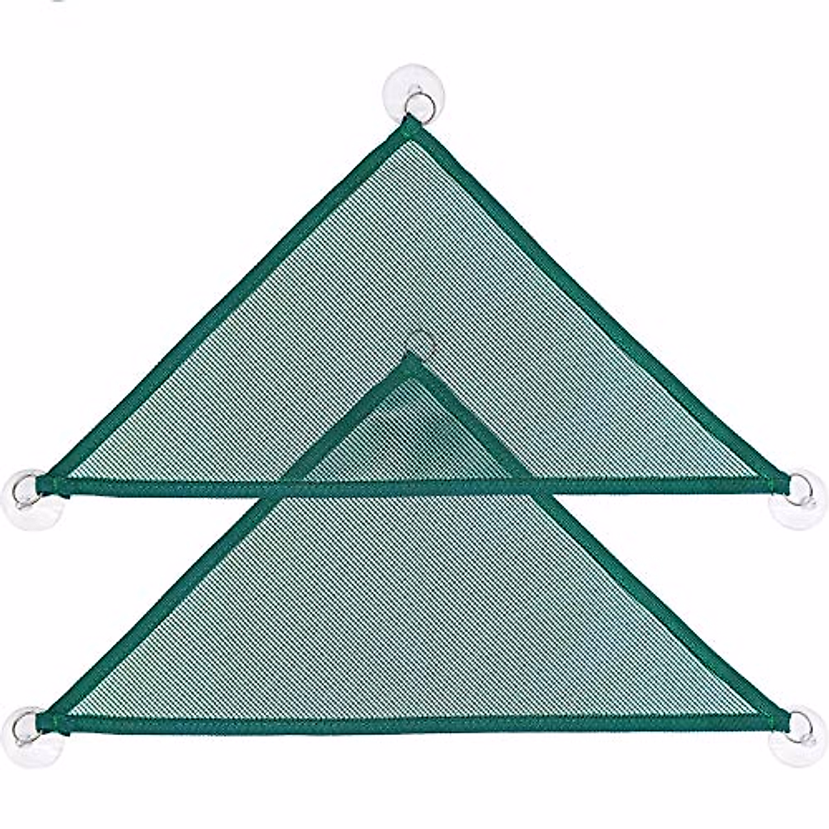 KUDES Bearded Dragon Hammock, 2 Pack Reptile Hammock Lounger Ladder Lizard Hanging Bed House Cage Accessories Reptile Terrariums Habitat Decoration for Bearded Dragons Geckos Lizards Reptile Snakes