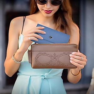 SKYDUE Cash Envelopes, PU Leather Money Envelopes for Cash, Reusable Money Pouch Bag for Cash Saving, Waterproof Cash Envelope Wallet, Budget Cash Envelopes, 2 Pieces (Blue & Black）