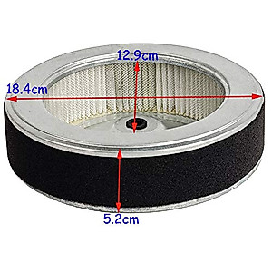 HIFROM Oil Filter Fuel Filter Air Filter Spark Plug kit Replacement for Honda GX630 GX660 GX690 Lawnmower Parts New