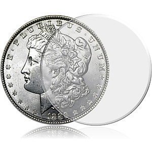 Guardhouse 38mm Coin Capsules for Morgan, Peace, Eisenhower Silver Dollar (100 2 Boxes of 50 Capsules)