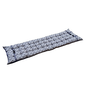 Jininworl Non Slip Velvet Bench Cushion, Durable Thick Pearl Cotton Outdoor/Indoor Bench Seat Pads 70.8 L X 20.8 W, Blue
