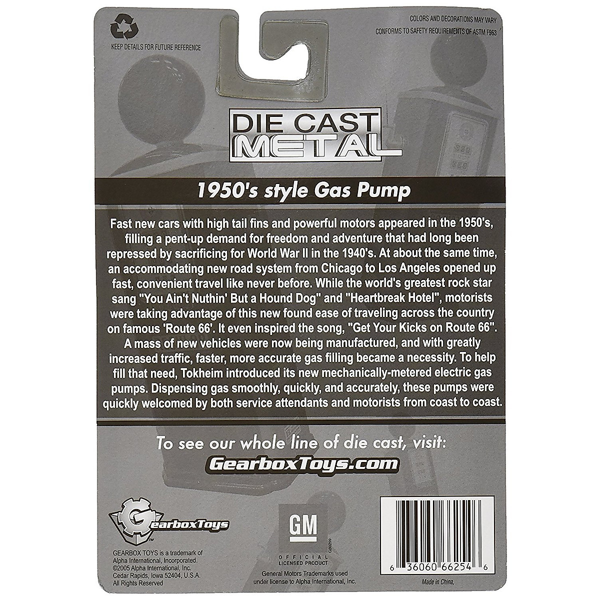 Gearbox Corvette Gas Pump