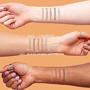 Eyebrow Pencil Eyebrow Microblading Pen - Eyebrow Pen Micro 4 Point Brow Pen Lift & Snatch Eyebrow Eye Makeup Long-Lasting Waterproof & Smudge-proof Natural Eyebrow Hair (Dark Brown)