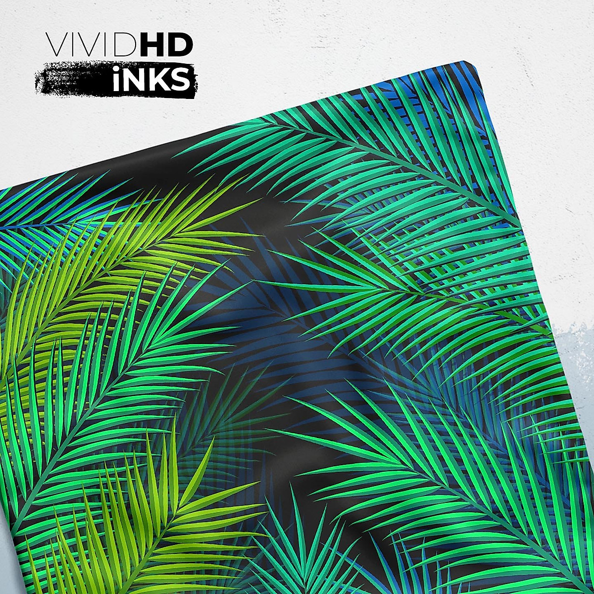 iiRov Summer Design Ink-Fuzed Decorative Throw Pillow - Retro Summer Jungle v1