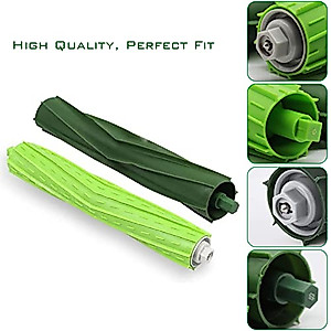 Vacuum Replacement Parts Compatible With iRrobot Roomba E, I, & J Series Replenishment Kit, 1 Set Of Rubber Brush & 3 HEPA Filters & 3 Edge-Sweeping Side Brushes