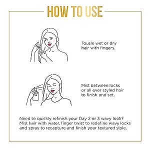 Pantene Pro-V Salt Texturizing Hairspray, No Sea Needed, Natural Waves, Pack of 3, 25.5 oz Total