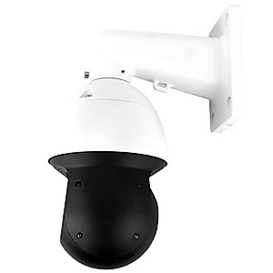 4MP IP PoE Pan-Tilt-Zoom (PTZ) Speed Dome Camera w/ 25x Zoom, 330ft of Starlight IR Night Vision, AI, Smart Motion Detect, 100ft Cat5e Cable- MTZ4250-IRAISMD