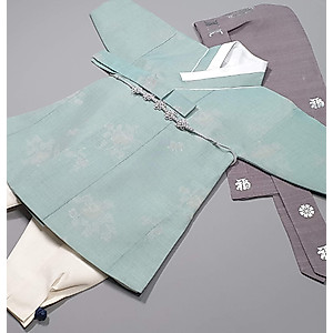 Korean Hanbok Boy Baby 100th Days BAIKIL Party Celebration Clothing Set Light Khaki 100