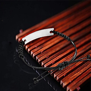 SOUSYOKYO WWJD bracelet What Would Jesus Do Christian Rope ID Jewelry Stainless Steel Gifts