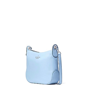 Kate Spade Rosie Crossbody Bag Zip Pouch Pebbled Leather In ocean fog