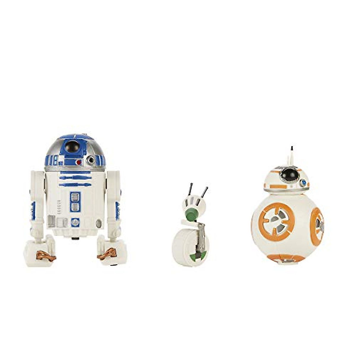 STAR WARS Galaxy of Adventures R2-D2, BB-8, D-O Action Figure 3 Pack, 5" Scale Droid Toys with Fun Action Features, Kids Ages 4 & Up