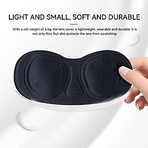 VR Lens Protective Cover Lens Protector Pad for PICO 4, Lens Guard Cap Protective Cushion Replacement Accessories,Soft Lightweight Lens Case Cover