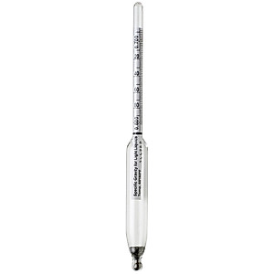 SP Bel-Art, H-B DURAC 0.800/0.910 Specific Gravity Hydrometer for Liquids Lighter Than Water (B61801-4600)