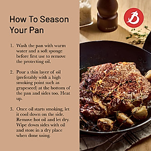 De Buyer Blue Carbon Steel Fry Pan 11”