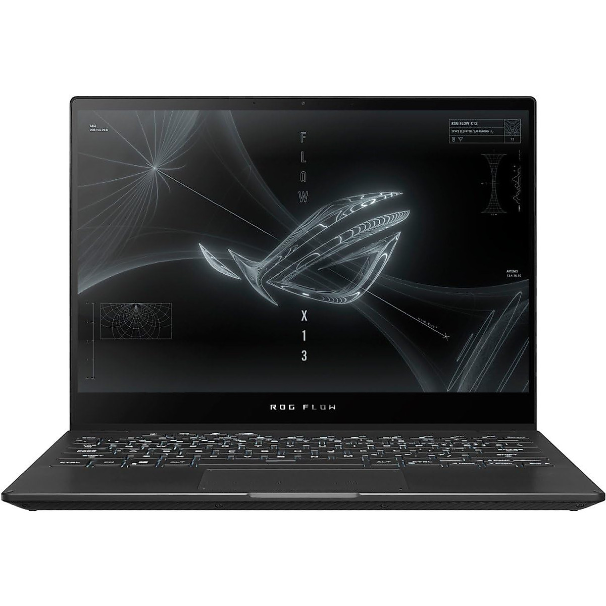 ASUS ROG 13.4" WUXGA Touchscreen Gaming Laptop, 2-in-1 Design, AMD Ryzen 9 6900HS, NVIDIA GeForce RTX 3050 Ti, 16GB LPDDR4X RAM, 1TB SSD PCIe 4.0, Backlit KB, Bluetooth, WiFi 6E, Off Black, W/GaLiMu