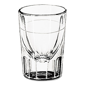 Libbey Glassware 5031 Whiskey Glass, Tall, 1 oz. (Pack of 72)