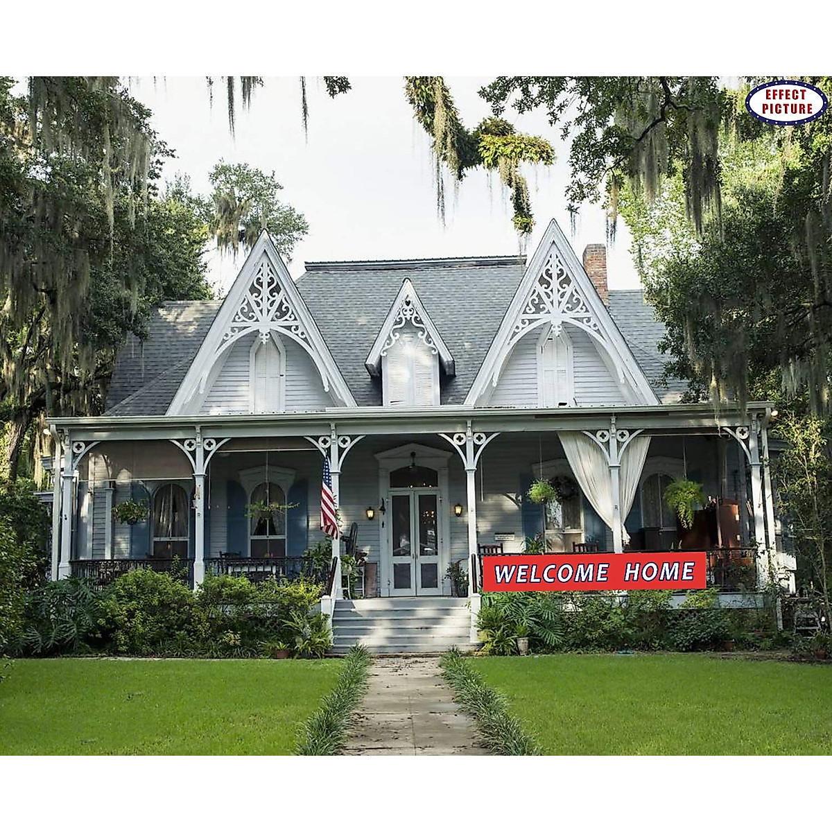 Large Welcome Home Banner | Back Home Welcome Sign | Extra Large Homecoming Party Decorations