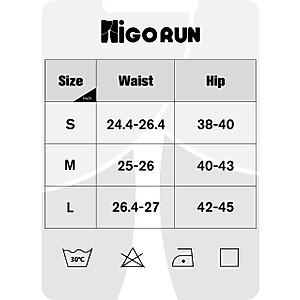 HIGORUN Women's Seamless Workout Shorts Gym Yoga High Waist Smile Contour Cycling Shorts Grey M