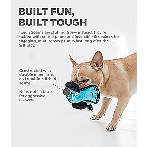 Outward Hound Tough Seamz Elephant Plush Dog Toy, Small