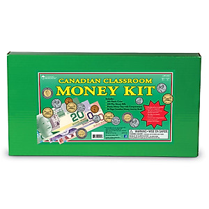Learning Resources Canadian Classroom Money Kit, Play Money for Kids, Grades K+ | Ages 5+