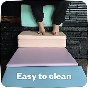 IGLU Set 6 Pastel Soft Play Forms, Large Foam Blocks, Baby Slide, Indoor Climbing Toys for Toddlers 1-3, Climbing Blocks, Baby Crawling Helper, Montessori Climbing Toys