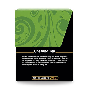 Buddha Teas Organic Oregano Tea - OU Kosher, USDA Organic, CCOF Organic, 18 Bleach-Free Tea Bags