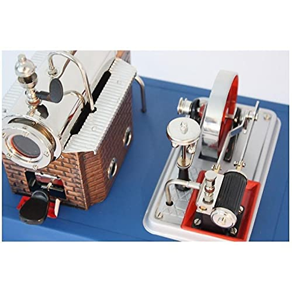 Wilesco 10 steam Engine D10, 155 ml Boiler Contents, Including Safety Valve and Whistle-Pipe