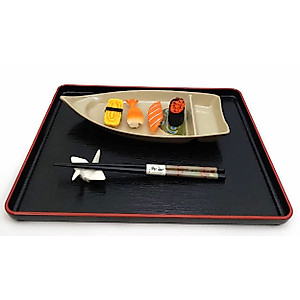 JapanBargain, Porcelain Chopstick Rest, Origami Crane Shape, Set of 4 (White)