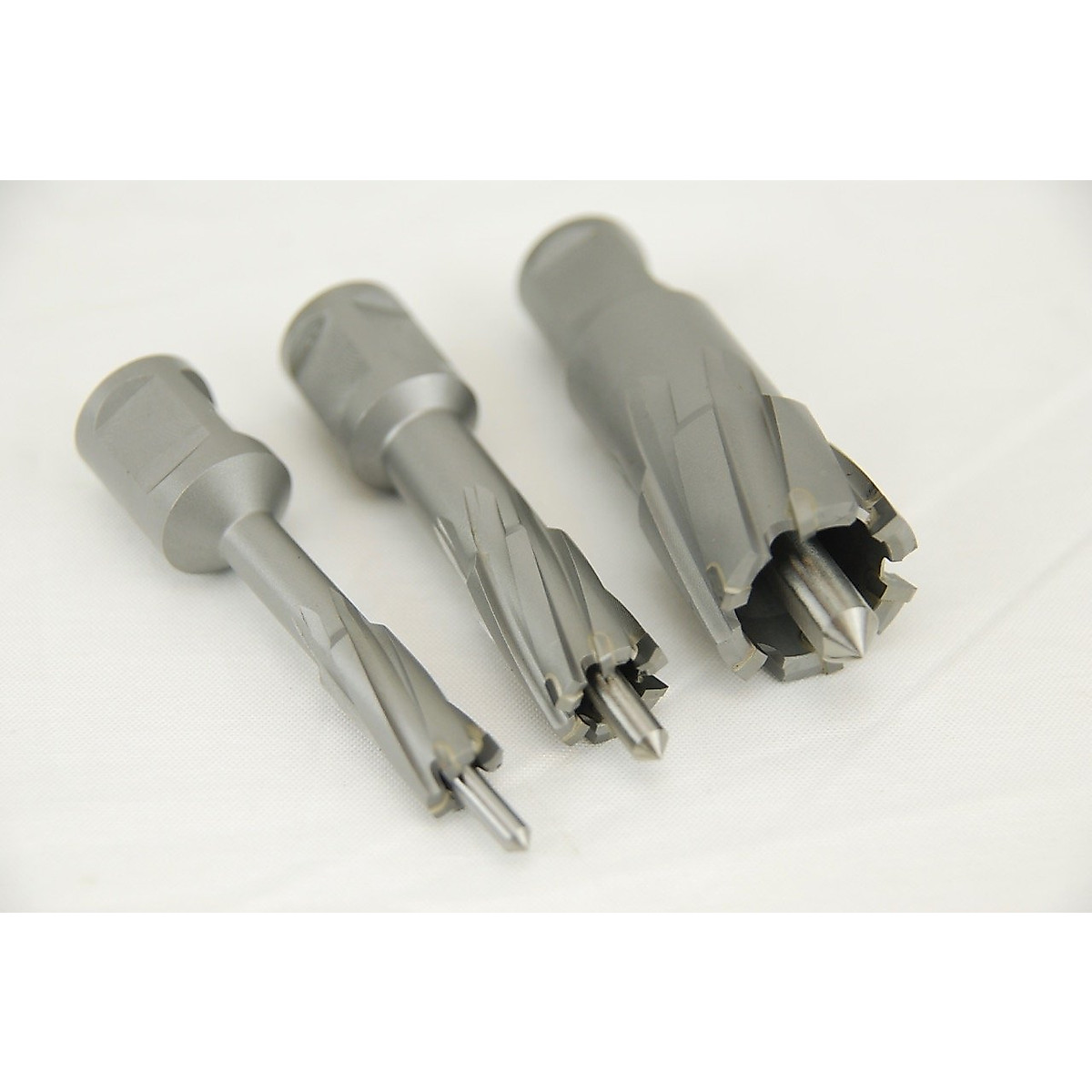 BLUEROCK 13 Piece 1-3/8" Depth Tungsten Carbide Tip (TCT) Annular Cutter Set of 11 for Magnetic Drill