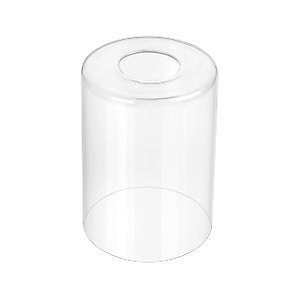 Clear Glass Replacement Shade 1 Pack, 5.51inch High, 3.94inch Diameter, High Transmittance Cylinder Glass Lampshade Covers for Vanity light Wall Sconces Table Lamp Floor Lamp Pendant Light