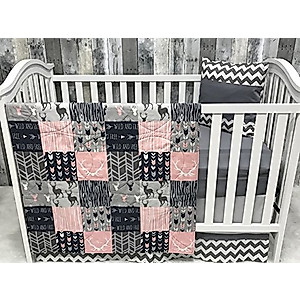 Baby Chevron, Baby Bedding, Woodland, Buck, Deer, Crib Bedding, Nursery Room, Babylooms