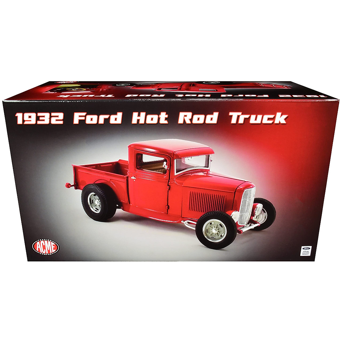 1932 Hot Rod Pickup Truck Red Limited Edition to 1722 Pieces Worldwide 1/18 Diecast Model Car by Acme A1804100